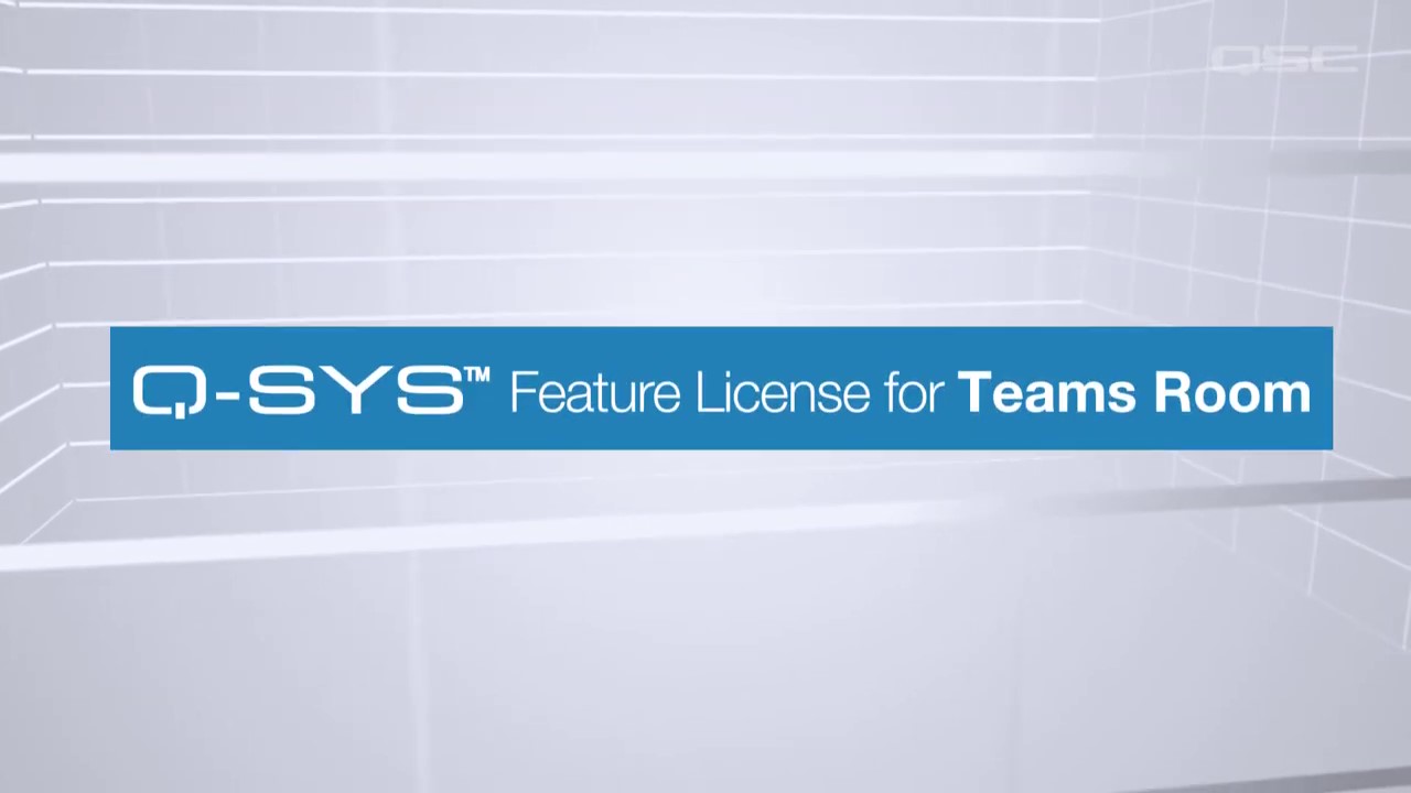 Course: Q-SYS QuickStarts